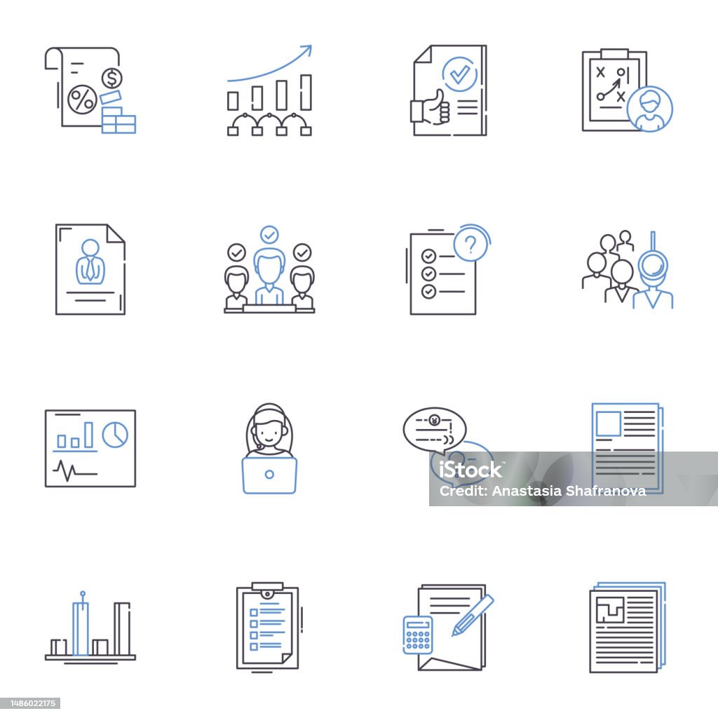 Evaluation Line Icons Collection Ssessment Measure Judgement Rating ... Evaluation Line Icons Collection Ssessment Measure Judgement Rating ...