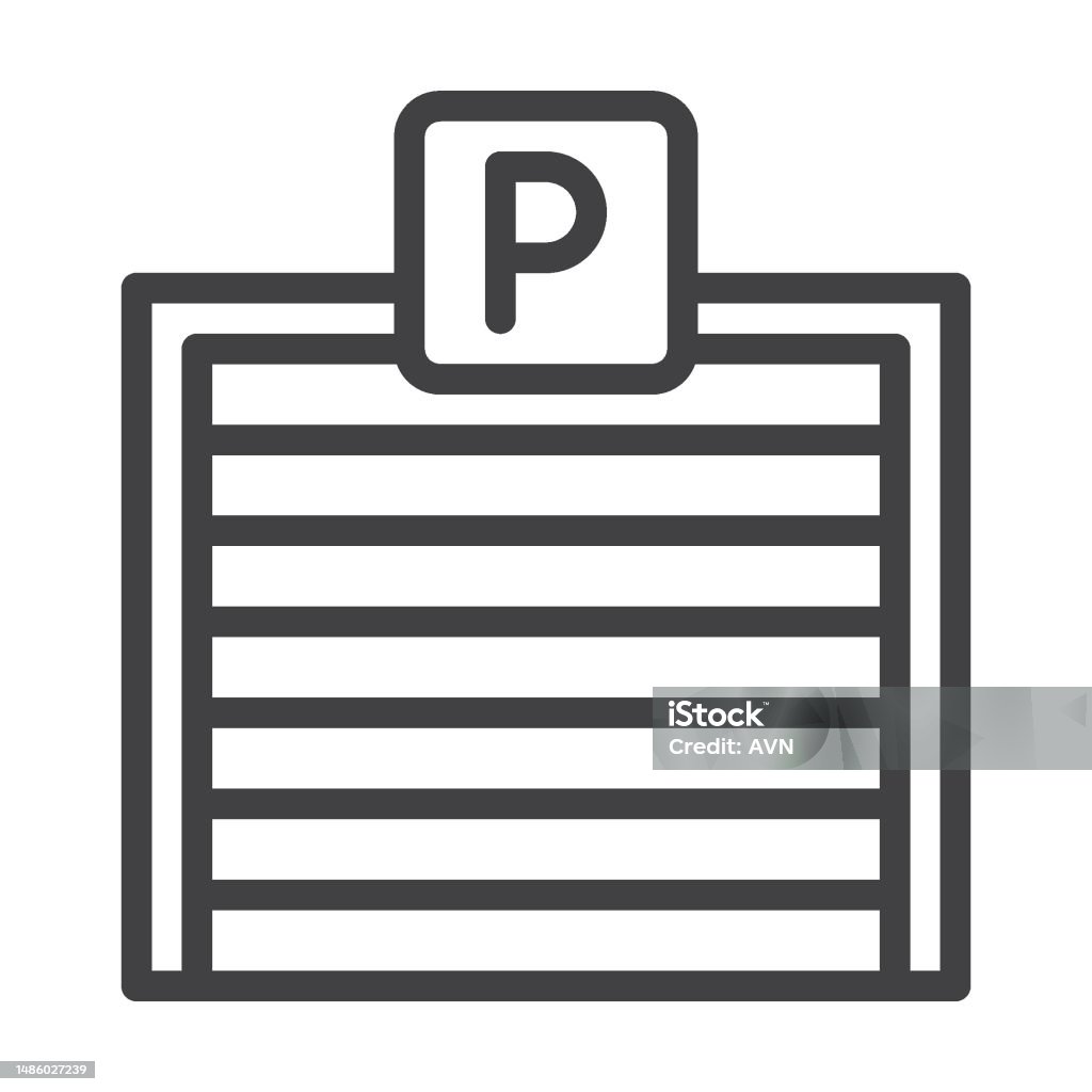 駐車場の線のアイコン ガレージのベクターアート素材や画像を多数ご用意 ガレージ 門 アイコン Istock