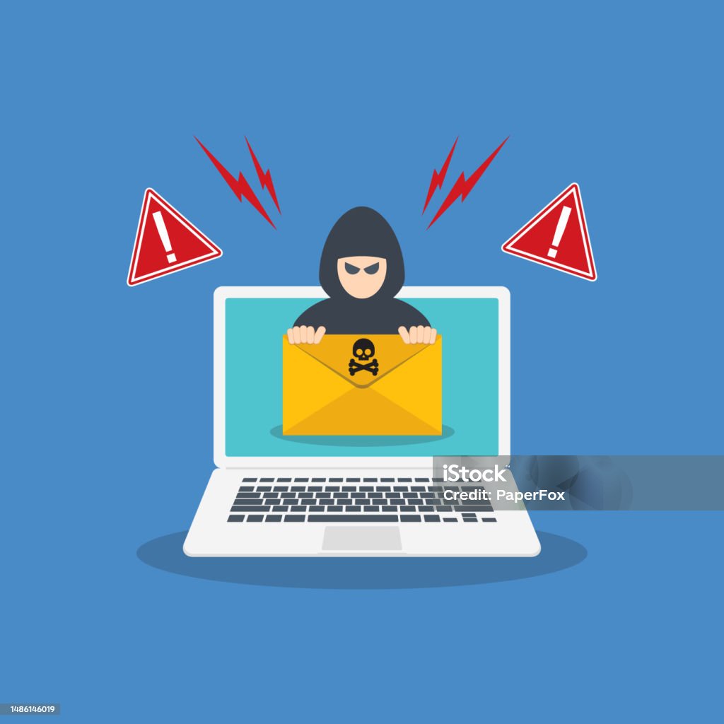 Hacker Cyber Criminal Dengan Laptop Mencuri Data Pribadi Pengguna ... Hacker Cyber Criminal Dengan Laptop Mencuri Data Pribadi Pengguna ...