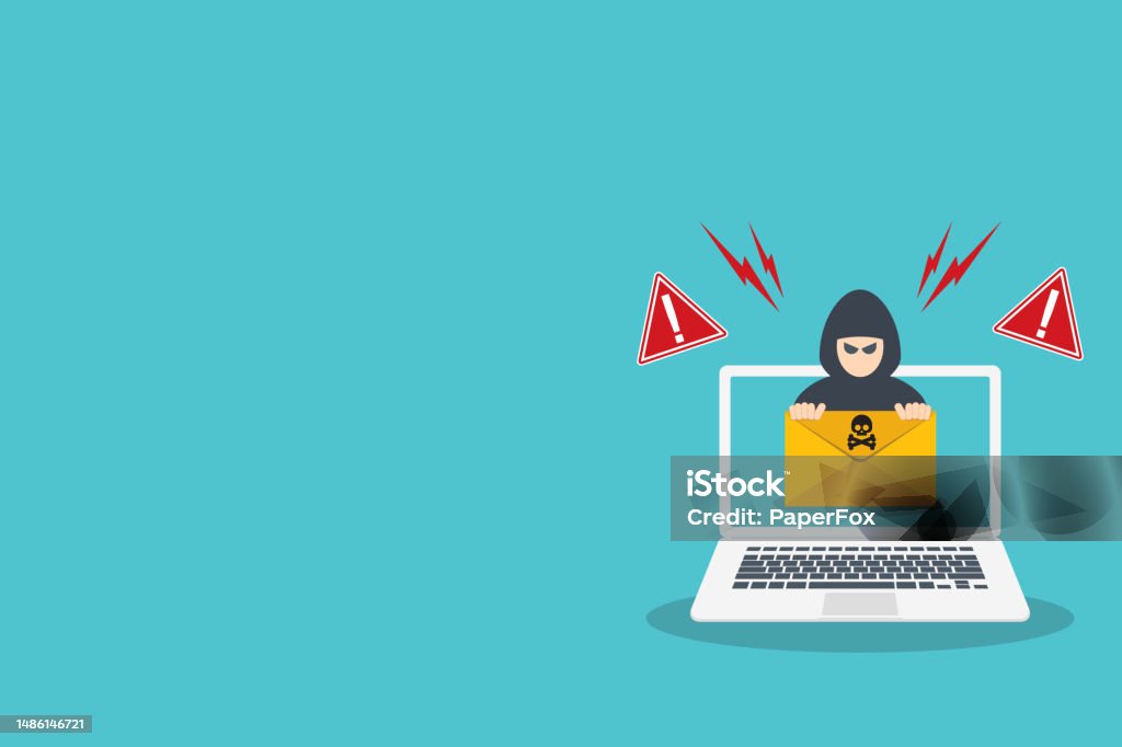 Hacker Cyber Criminal Dengan Laptop Mencuri Data Pribadi Pengguna ... Hacker Cyber Criminal Dengan Laptop Mencuri Data Pribadi Pengguna ...