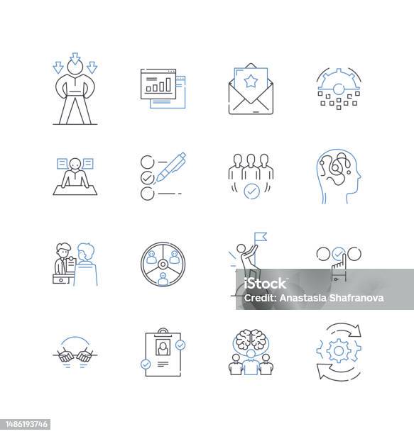 Commercial Development Line Icons Collection Investment Property Retail ... Commercial Development Line Icons Collection Investment Property Retail ...