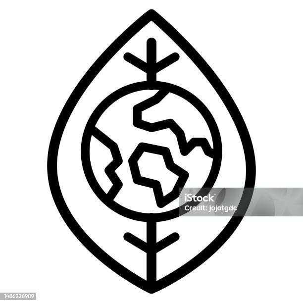 Icône De Feuillage Meilleure Qualité Contour Symbole Icône Illustration
