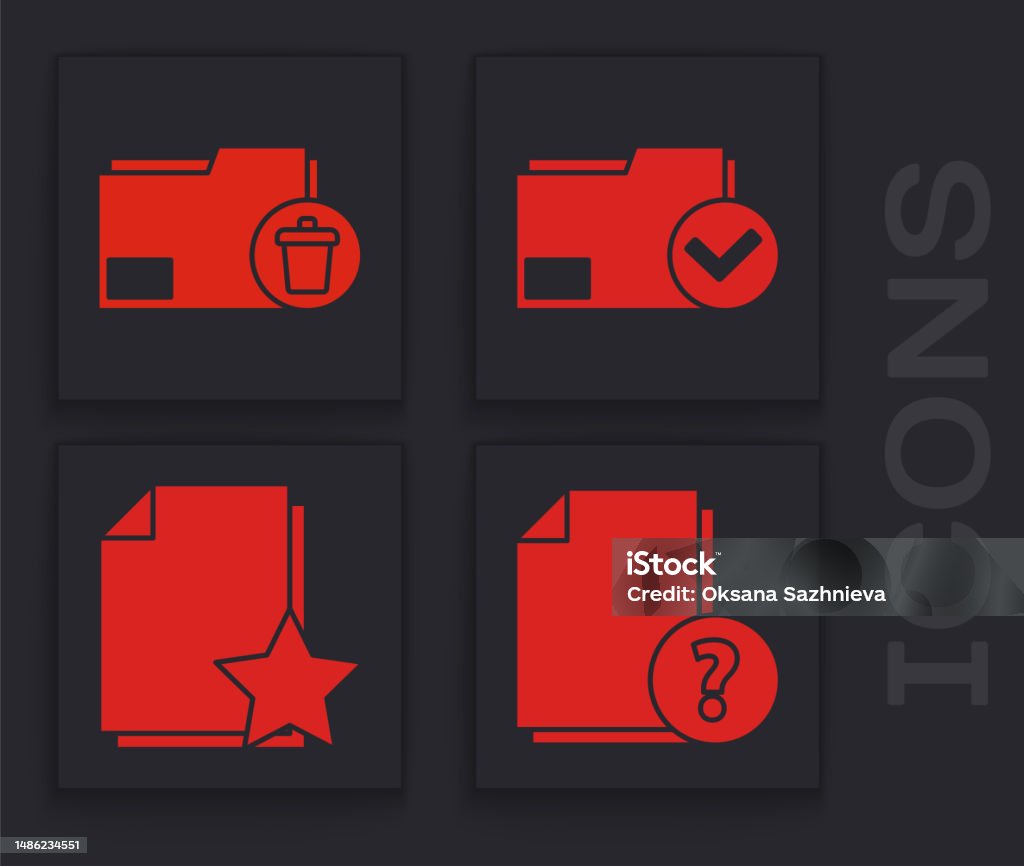 Set Unknown Document Delete Folder Document Folder And Check Mark And ... Set Unknown Document Delete Folder Document Folder And Check Mark And ...