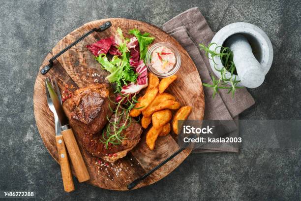 Steak Irisan Steak Daging Panggang New York Ribeye Atau Chuck Roll