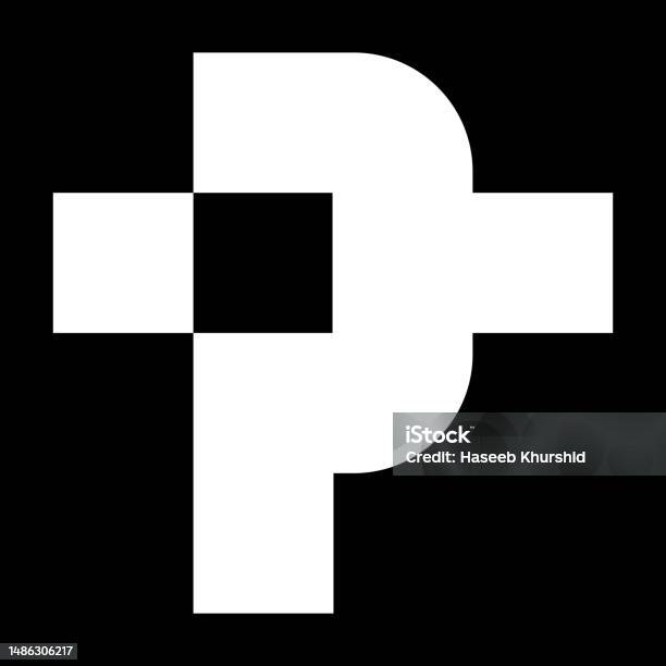 Logo Tp Minimal Icône Dune Lettre Pt Sur Fond De Luxe Idée De Logo