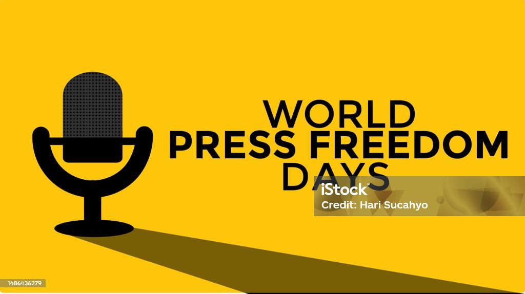 World Press Freedom Day Concept Vector Illustration Stock Illustration
