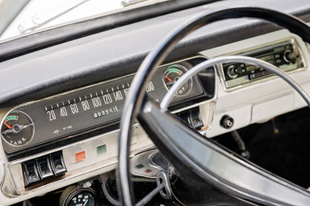 Free Stock Photo of Vintage car dashboard in vibrant colors | Download ...