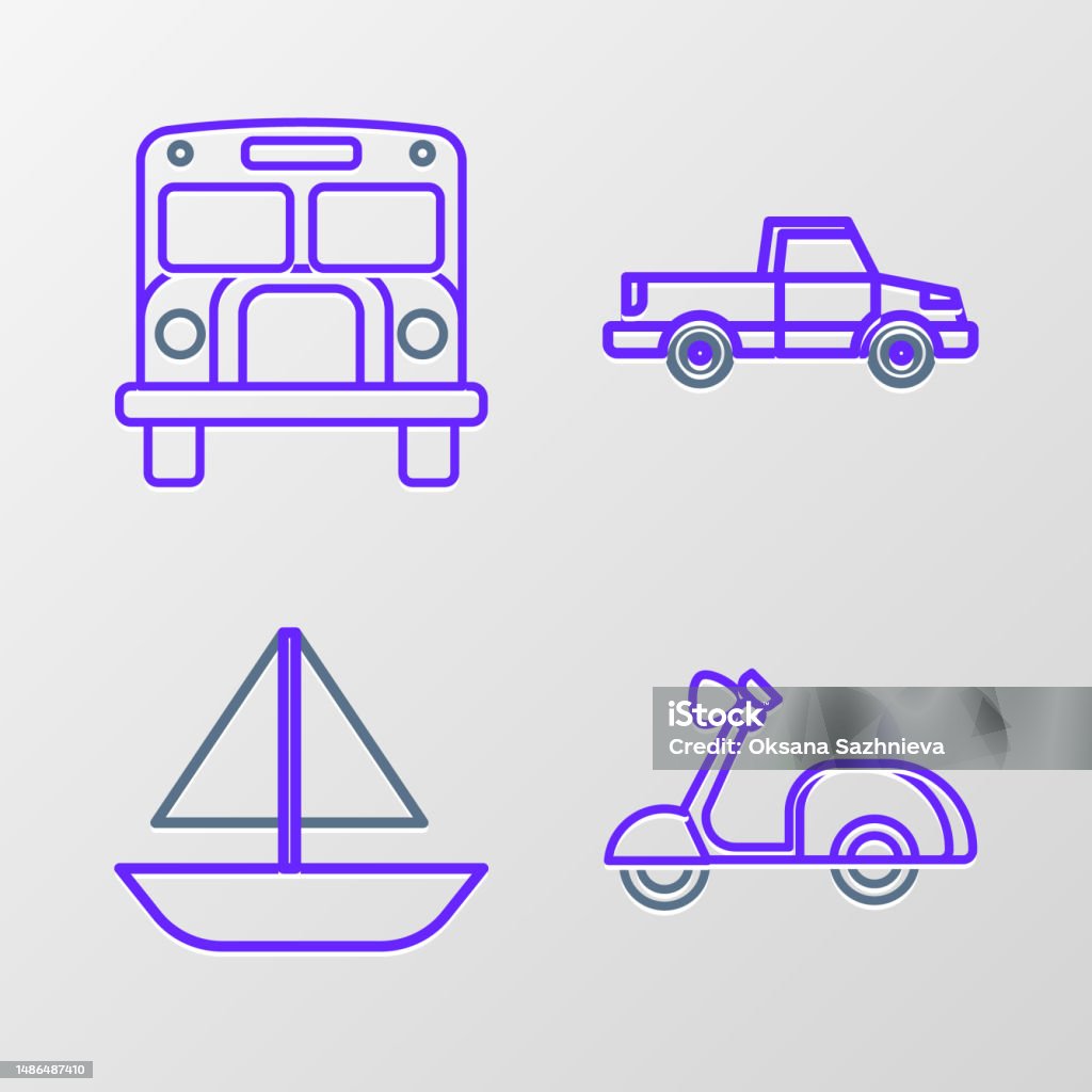 Mettez En Ligne Scooter Voilier De Yacht Ou Voilier Camionnette Et