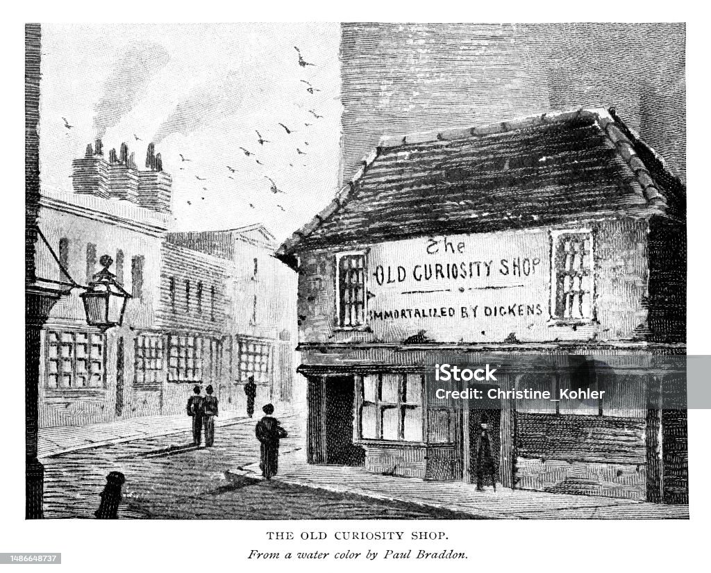 Charles Dickenss The Old Curiosity Shop London England 19th Century