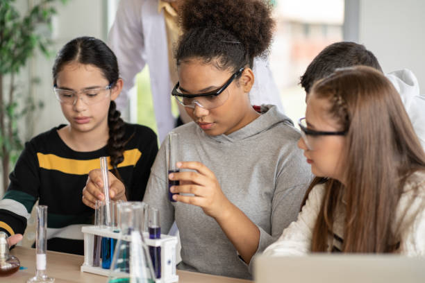 Free Stock Photo of Group of students doing science | Download Free ...