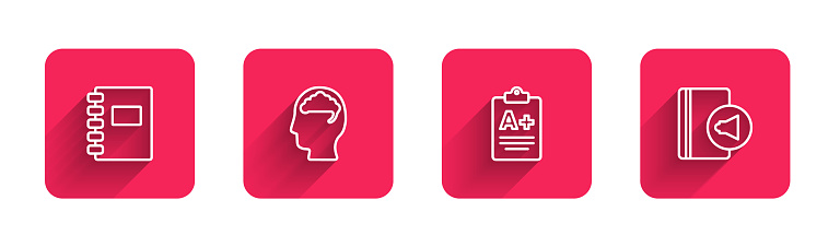 Définir La Ligne Carnet À Spirale Cerveau Humain Feuille Dexamen Avec