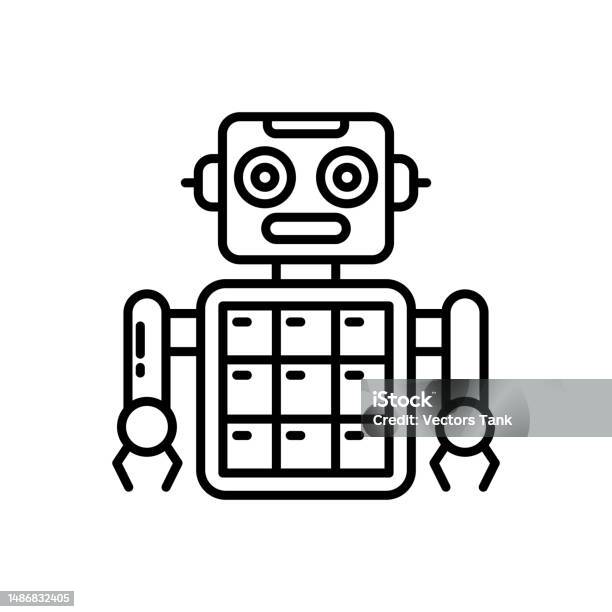 Icône Solar Robot En Vecteur Logotype Vecteurs Libres De Droits Et Plus