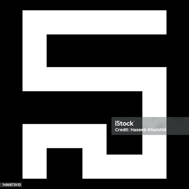 Logo Sf Minimal Icône Dune Lettre Sf Sur Fond De Luxe Idée De Logo