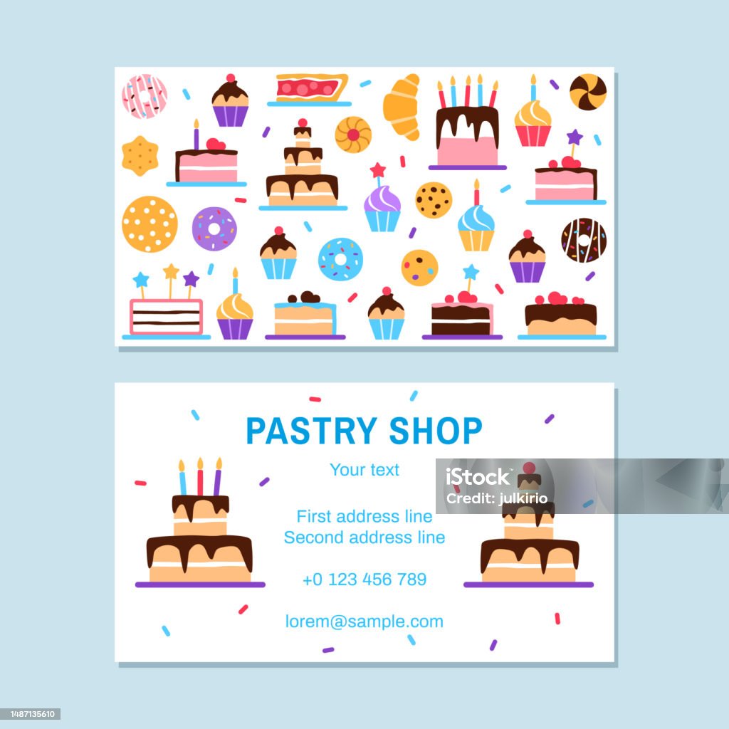 Template Kartu Kunjungan Toko Kue Desain Kartu Nama Makanan Sehat ... Template Kartu Kunjungan Toko Kue Desain Kartu Nama Makanan Sehat ...