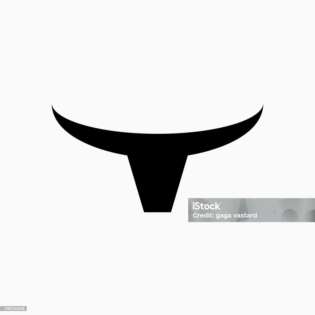 Symbole Longhorn Bull Head Illustration De Licône Vectorielle Vecteurs