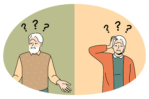 Orang Tua Yang Bingung Berjuang Dengan Demensia Atau Alzheimer ... Orang Tua Yang Bingung Berjuang Dengan Demensia Atau Alzheimer ...