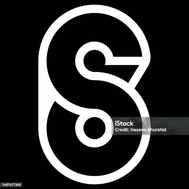 Logo Sb Minimal Icône Dune Lettre Bs Sur Fond De Luxe Idée De Logo