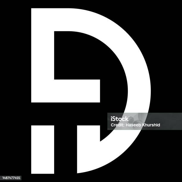 Logo Dt Minimal Icône Dune Lettre Dt Sur Fond De Luxe Idée De Logo