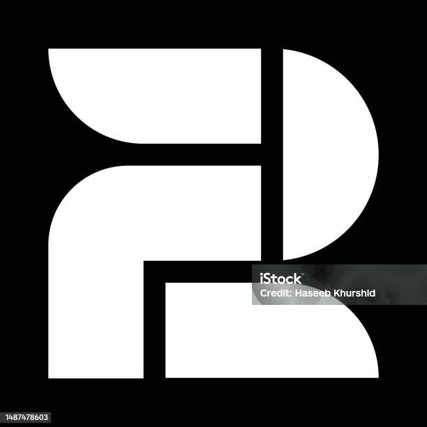 Logo Zf Minimal Icône Dune Lettre Zf Sur Fond De Luxe Idée De Logo