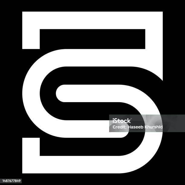 Logo Sb Minimal Icône Dune Lettre Bs Sur Fond De Luxe Idée De Logo