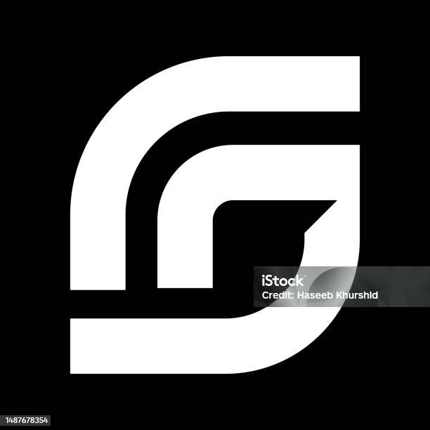 Logo Sf Minimal Icône Dune Lettre Fs Sur Fond De Luxe Idée De Logo