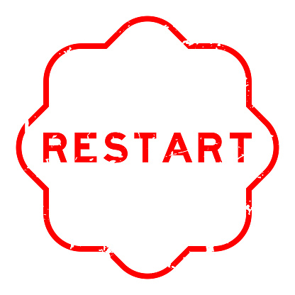 Grunge Red Restart Word Rubber Seal Stamp On White Background Stock ... Grunge Red Restart Word Rubber Seal Stamp On White Background Stock ...