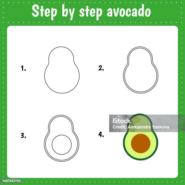 Lezione Di Disegno Per Bambini Come Disegnare Lavocado - Immagini ... Lezione Di Disegno Per Bambini Come Disegnare Lavocado - Immagini ...