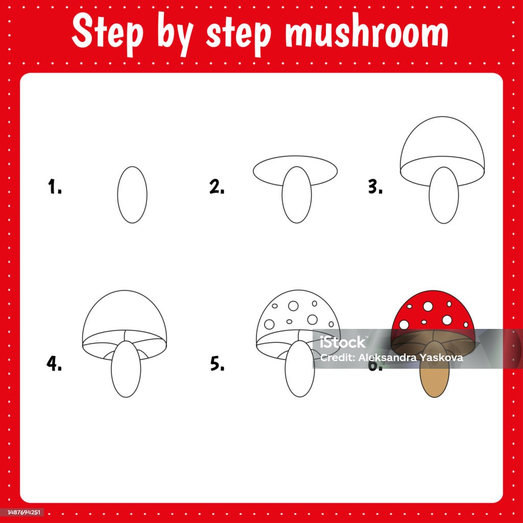 Lezione Di Disegno Per Bambini Come Disegnare Un Fungo Tutorial Di ... Lezione Di Disegno Per Bambini Come Disegnare Un Fungo Tutorial Di ...