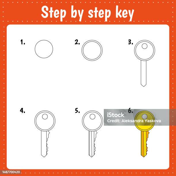 Lezione Di Disegno Per Bambini Come Disegnare Una Chiave Tutorial Di ... Lezione Di Disegno Per Bambini Come Disegnare Una Chiave Tutorial Di ...