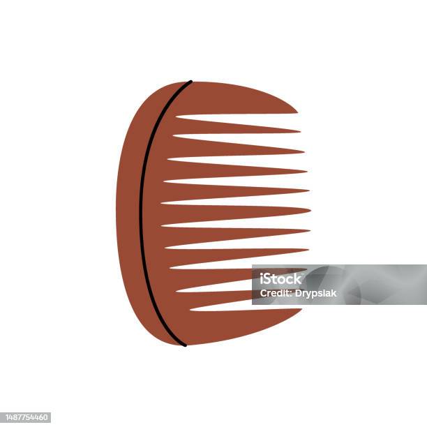 Sisir Sisir Rambut Kayu Ikon Sikat Rambut Toko Tukang Cukur Dan Siluet