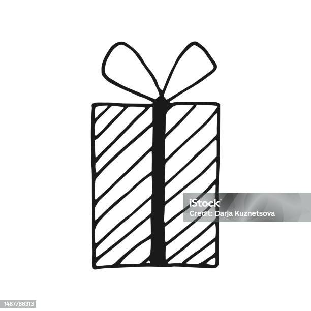 Kotak Hadiah Dengan Busur Berbeda Ilustrasi Vektor Yang Digambar Tangan ... Kotak Hadiah Dengan Busur Berbeda Ilustrasi Vektor Yang Digambar Tangan ...