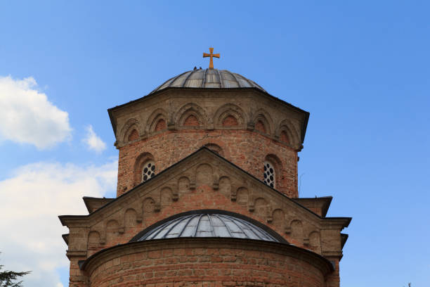 Free picture: Exterior of medieval Serbia monastery in orthodox ...