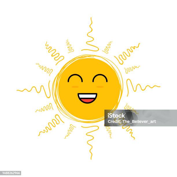 Icône Plate De Soleil Pictogramme Solaire Symbole Dété Vectoriel À La