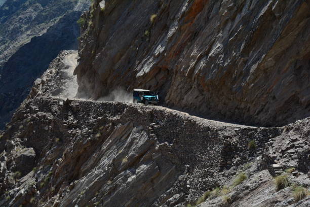 Free Stock Photo of Mountain Road Cutting Through Rugged Terrain ...