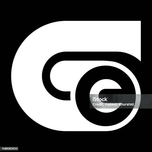 Logo Cg Minimal Icône Dune Lettre Cg Sur Fond De Luxe Idée De Logo