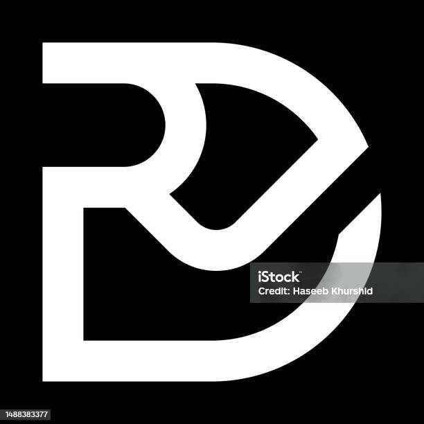 Logo Dr Minimal Icône Dune Lettre Dr Sur Fond De Luxe Idée De Logo