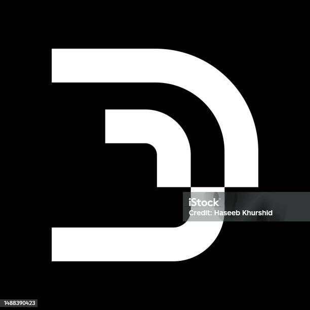 Logo Dl Minimal Icône Dune Lettre Ld Sur Fond De Luxe Idée De Logo