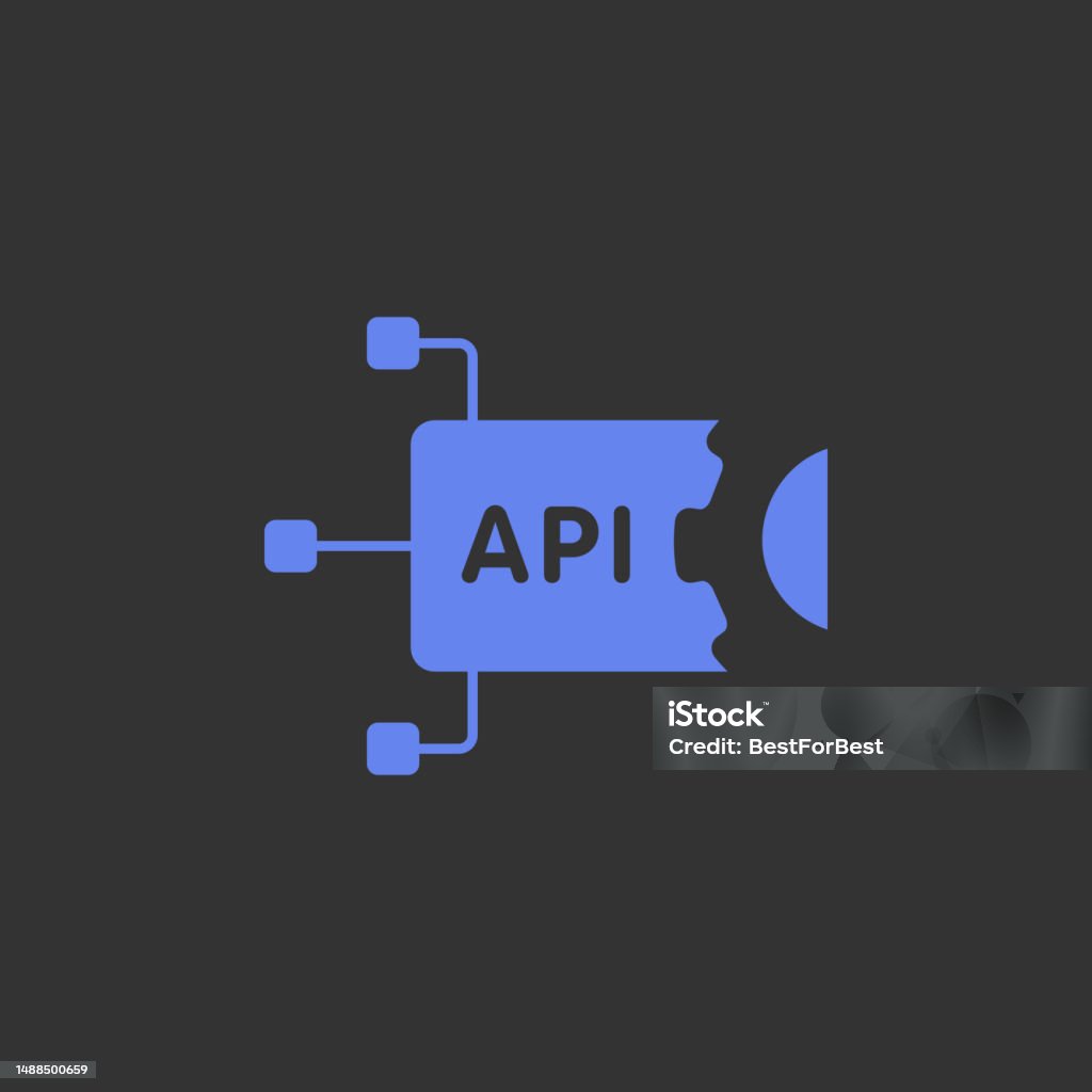 Api Application Programming Interface Vector Icon Software Integration Concept Stock