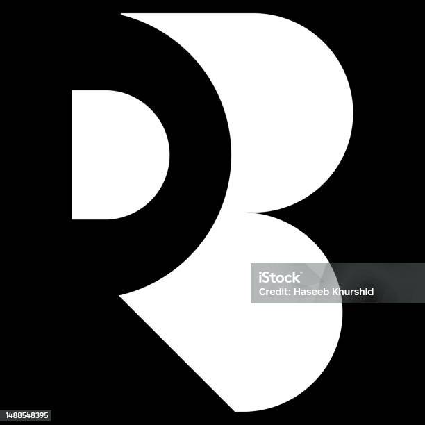 Logo Rb Minimal Icône Dune Lettre Rb Sur Fond De Luxe Idée De Logo