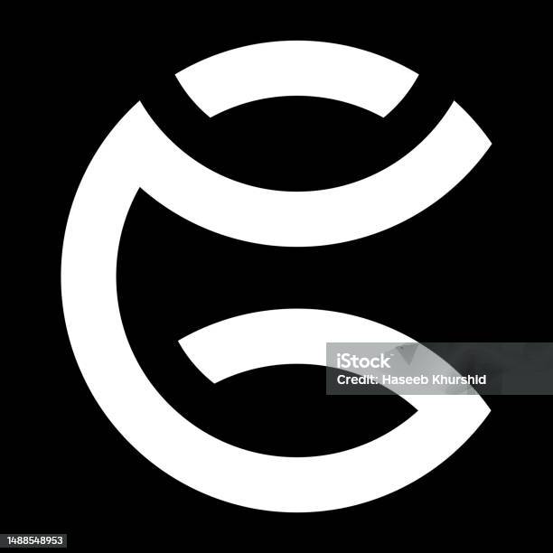 Logo Cg Minimal Icône Dune Lettre Cg Sur Fond De Luxe Idée De Logo