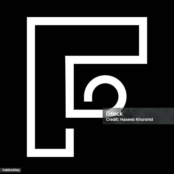 Logo Fg Minimal Icône Dune Lettre Gf Sur Fond De Luxe Idée De Logo