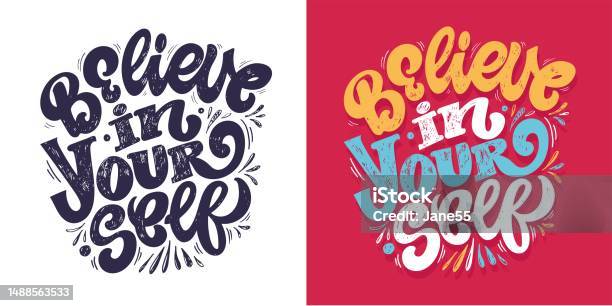Kartu Pos Tulisan Doodle Yang Digambar Tangan Lucu Desain Tshirt Desain