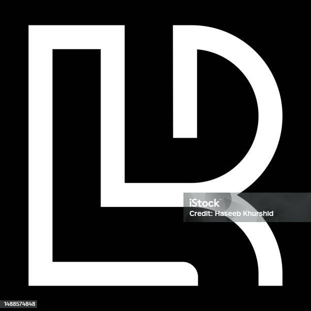 Logo Rl Minimal Icône Dune Lettre Rl Sur Fond De Luxe Idée De Logo