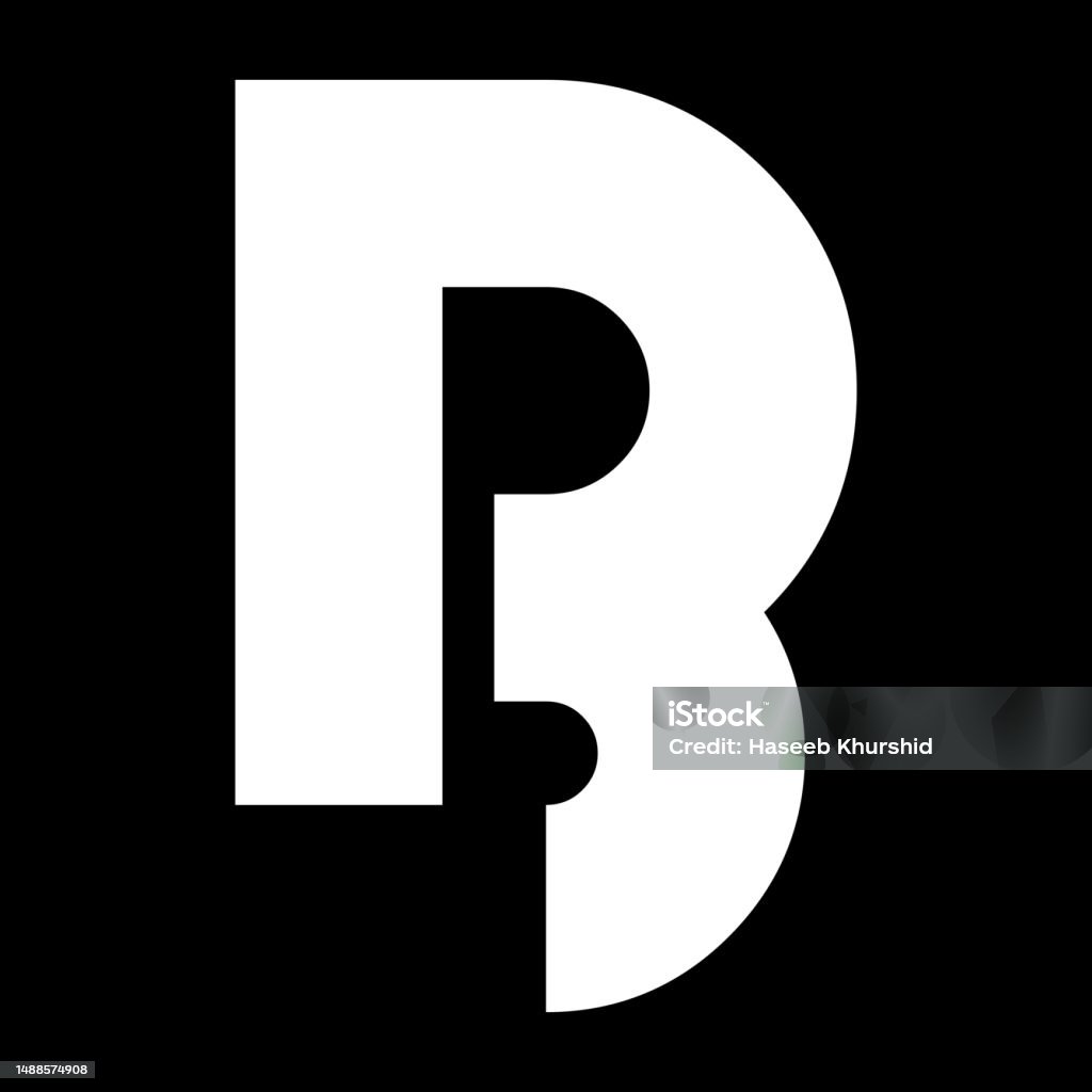 Logo Bp Minimal Icône Dune Lettre Pb Sur Fond De Luxe Idée De Logo