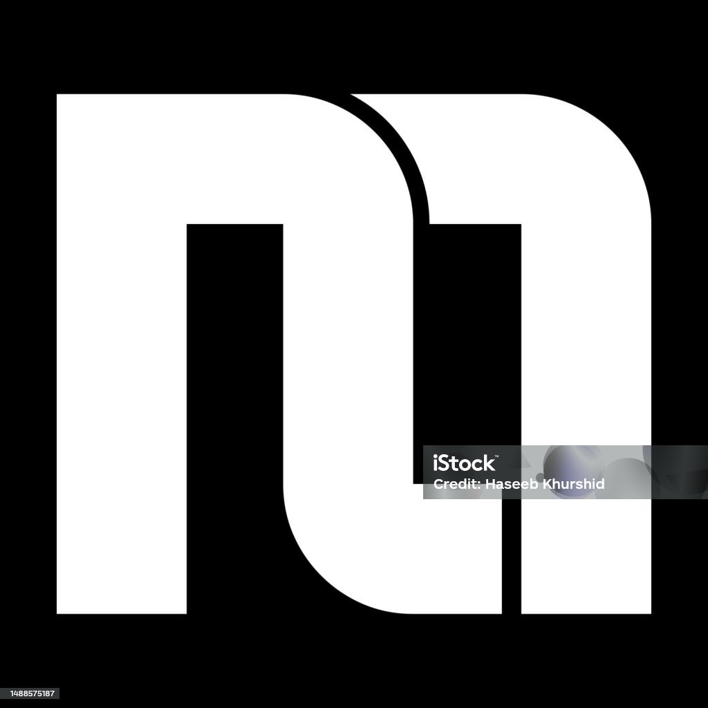 Logo Zm Minimal Icône Dune Lettre Zm Sur Fond De Luxe Idée De Logo