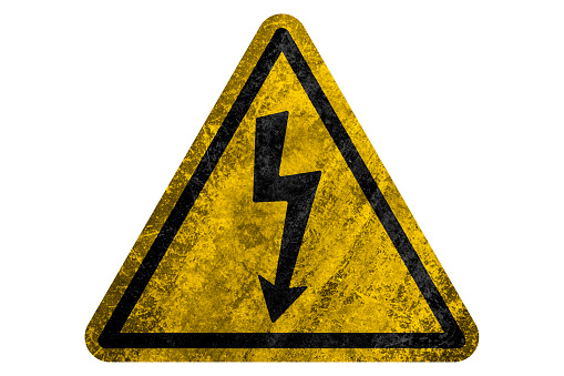 Photo Libre De Droit De Symbole Davertissement De Danger Texture