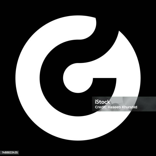 Logo G Minimal Icône Dun G Sur Fond De Luxe Idée De Logo Basée Sur Les