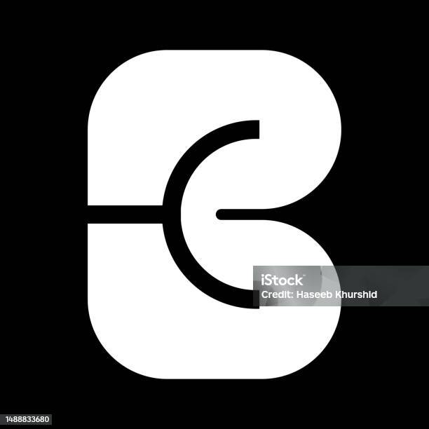 Logo Cb Minimal Icône Dune Cb Sur Fond De Luxe Idée De Logo Basée Sur