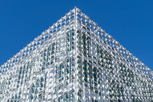 Façade View Of Harvard John Paulson School Of Engineering And Applied