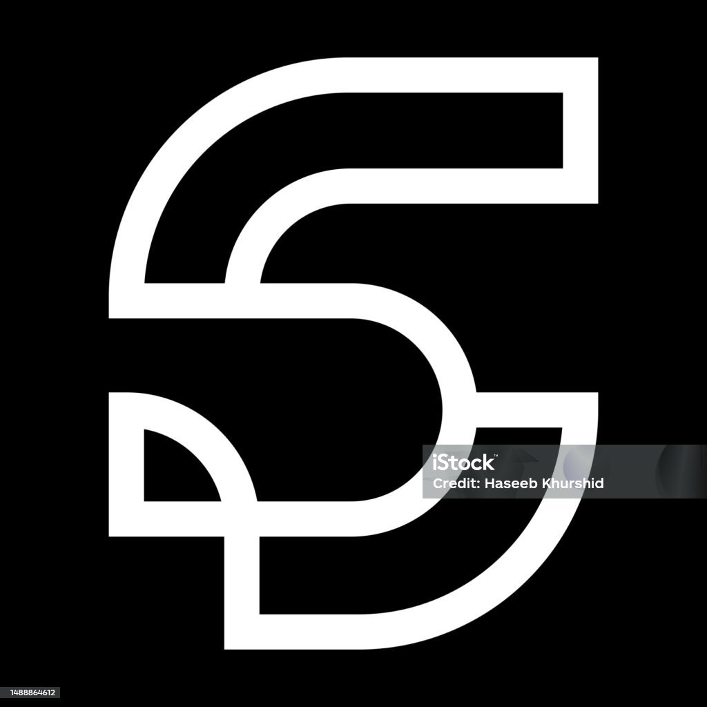 Logo Sd Minimal Icône Dune Lettre Ds Sur Fond De Luxe Idée De Logo